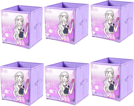 Barbie Toys Organiser (Set of 6 Pieces), Storage Box for Kids, Small ...