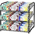 Amazon.com: AIYAKA Can Rack Organizer, 3 Tier Stackable Can Storage ...