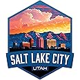 Amazon.com: Salt Lake City Utah Design B Souvenir Vinyl Decal Sticker 2 ...
