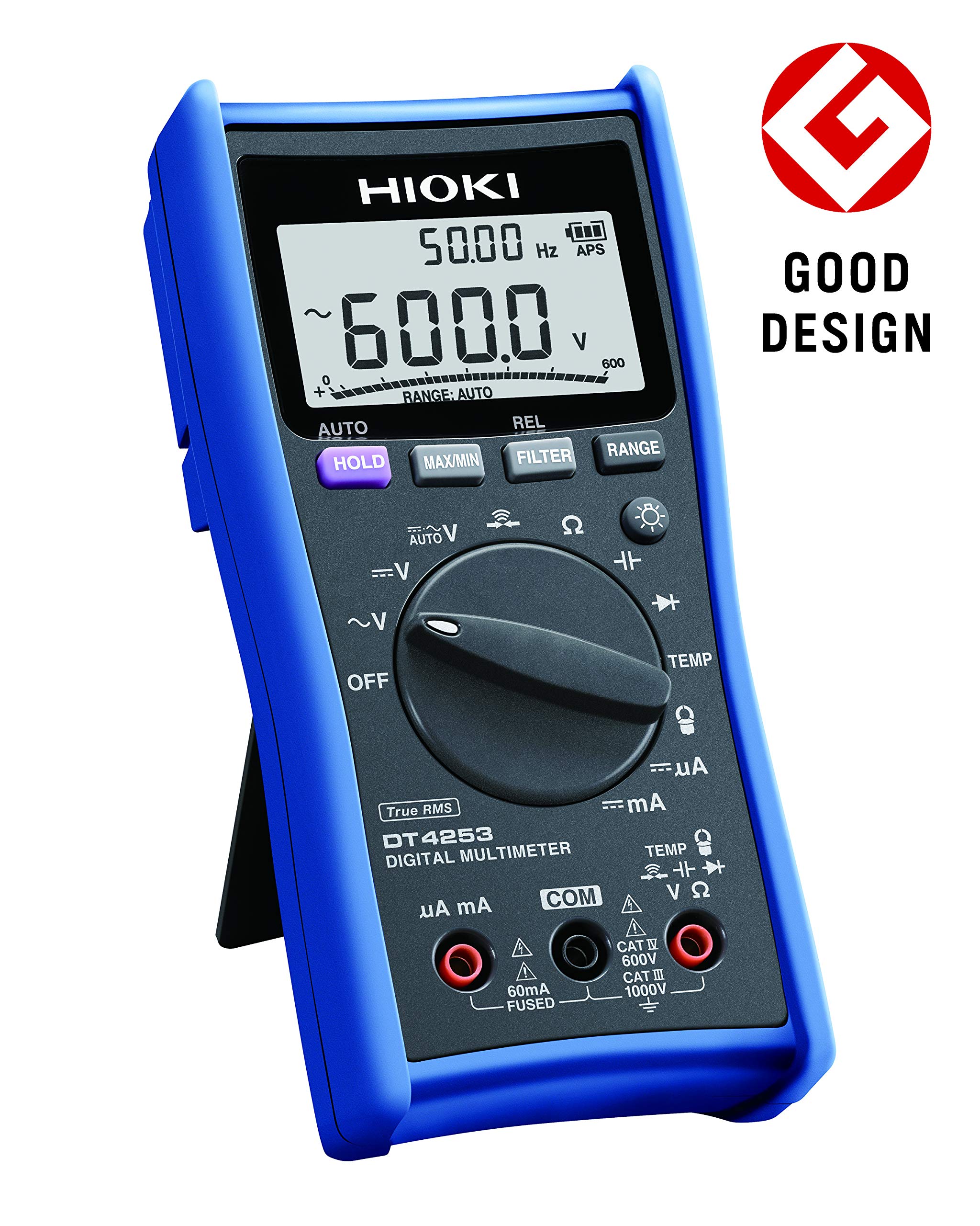 Hioki DT4253 Standard Digital Multimeter With Temperature And Clamp ...