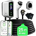 Amazon.com: QPQ Level 2 EV Charger 48Amp 240V EV Chargers for Home Level 2 with NEMA 14-50 Plug ...