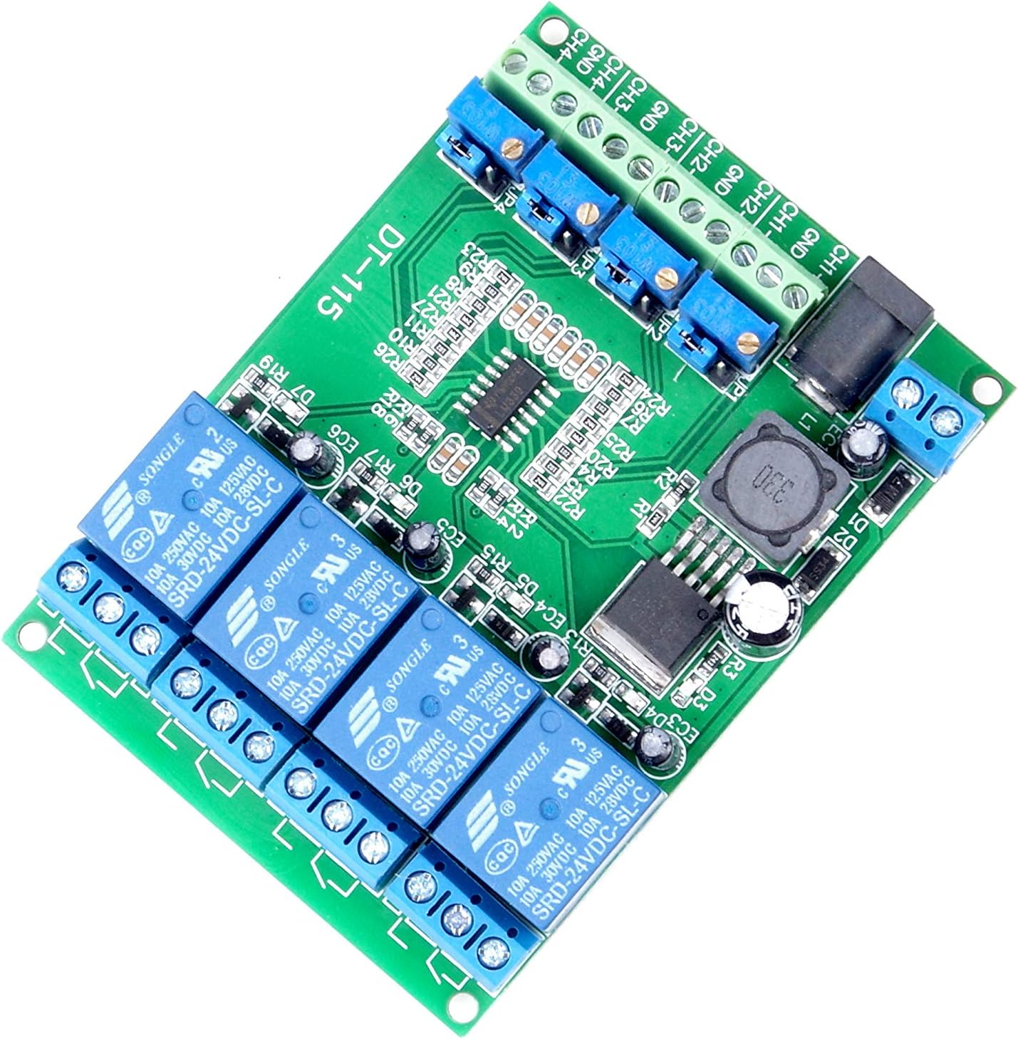 KNACRO 4-Channel 24V Voltage Comparator Module LM393 Voltage Comparator ...