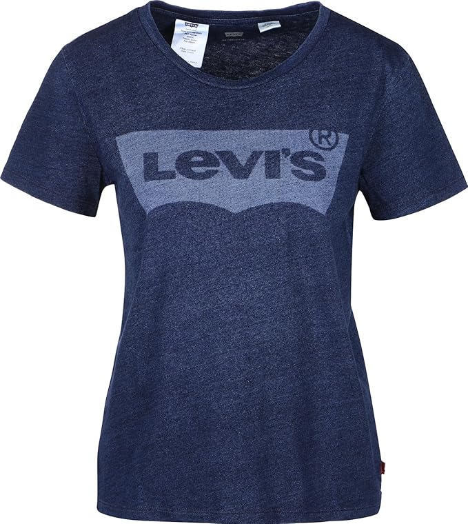 Levi's Women's T-Shirt blue Mottled Blue XX-Small: Amazon.co.uk: Clothing