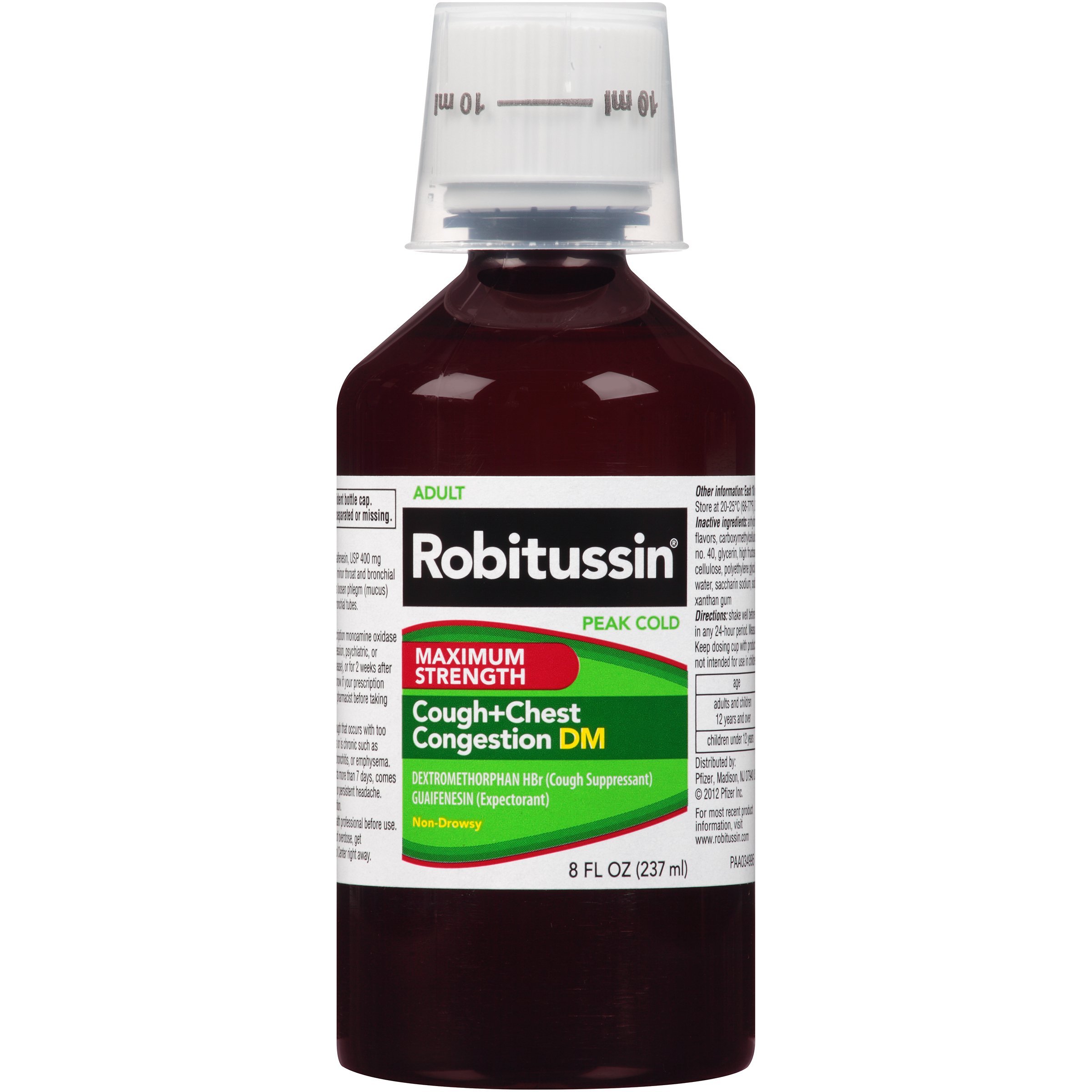 Robitussin DM Adult Maximum Strength Non-Drowsy Cough & Chest ...