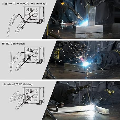Mua hynade 3 in 1 Mig Welder MTA225SG,Digital Dual Voltage 110/220V Mig ...