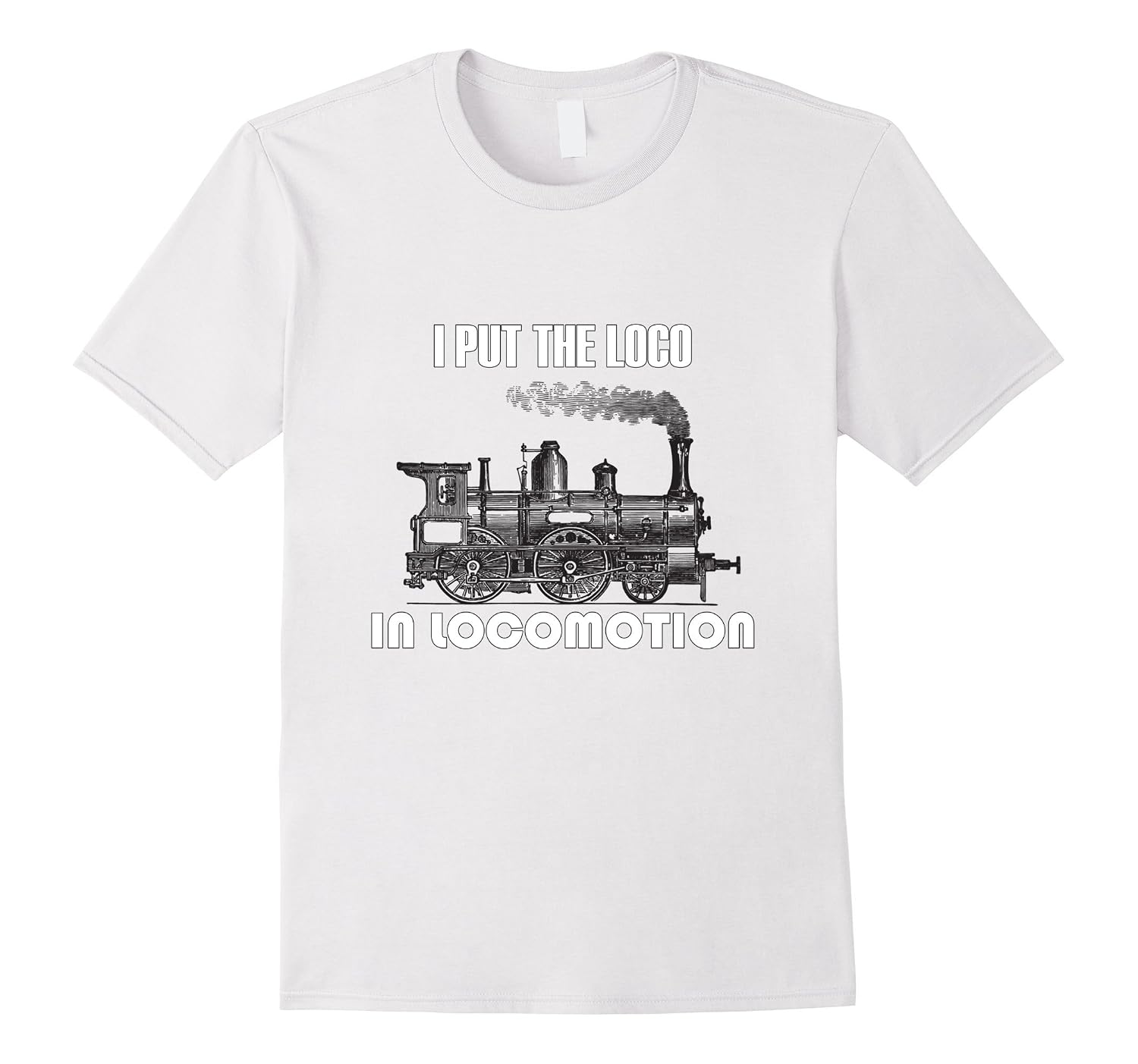 Steam Engine Train T-Shirt Steam Train Locomotive Tee-PL – Polozatee
