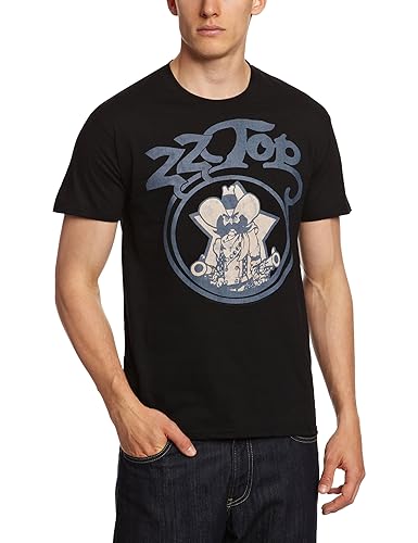 ZZ Top Men's Eliminator Short Sleeve T-Shirt: Amazon.co.uk: Clothing