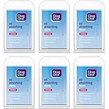 Amazon.com : Clean & Clear Oil Absorbing Facial Sheets, Portable ...