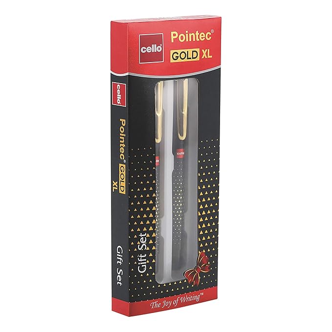 Cello Pointec Gold XL Gel Pen - Pack of 50 (Blue): Amazon.in: Office ...