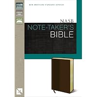 NASB, Note-Taker's Bible, Leathersoft, Brown, Red Letter Edition ...