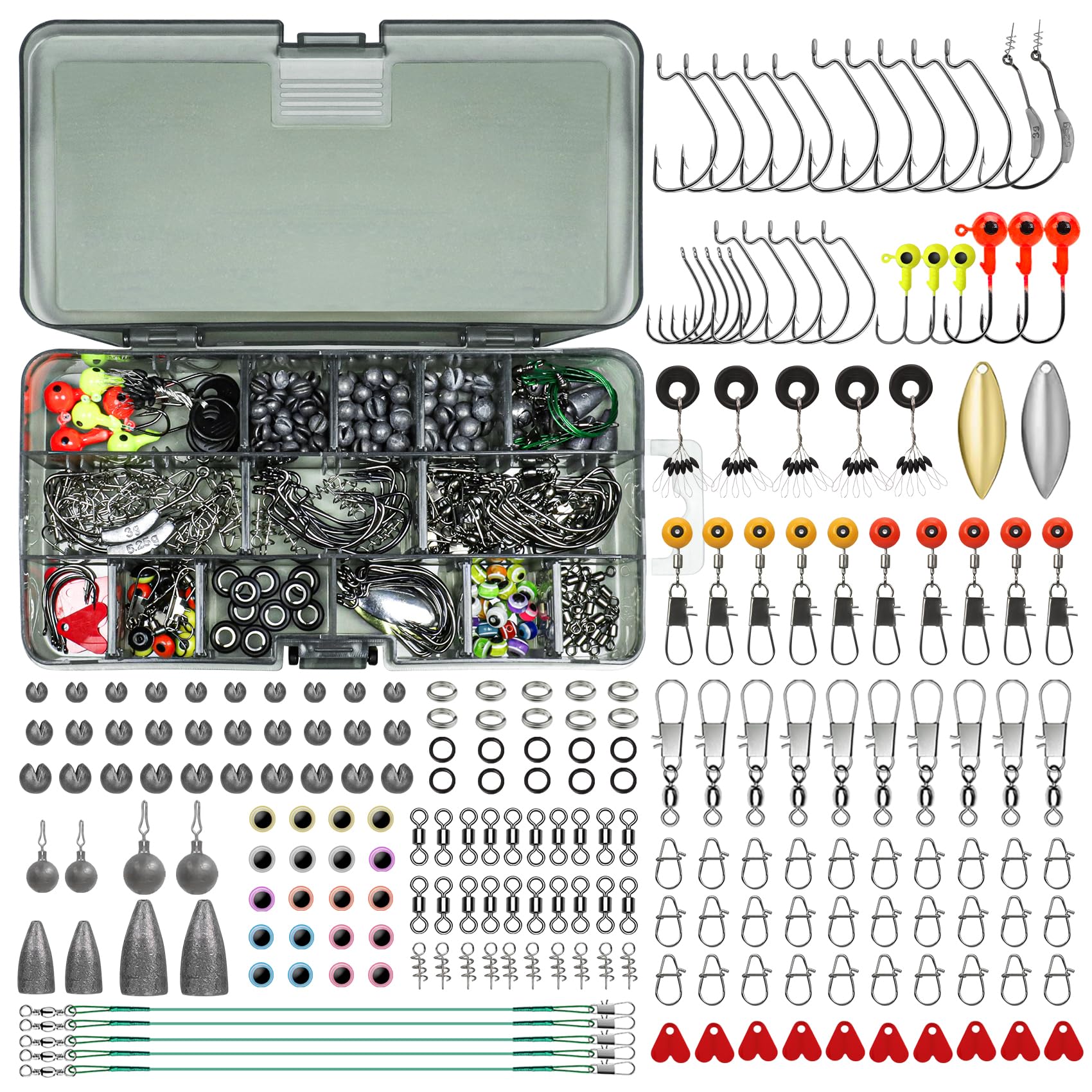 TRUSCEND Widely Used Fishing Bait Rigs Worth Every Penny, Selected Fishing Lures & Tackle Kit ...