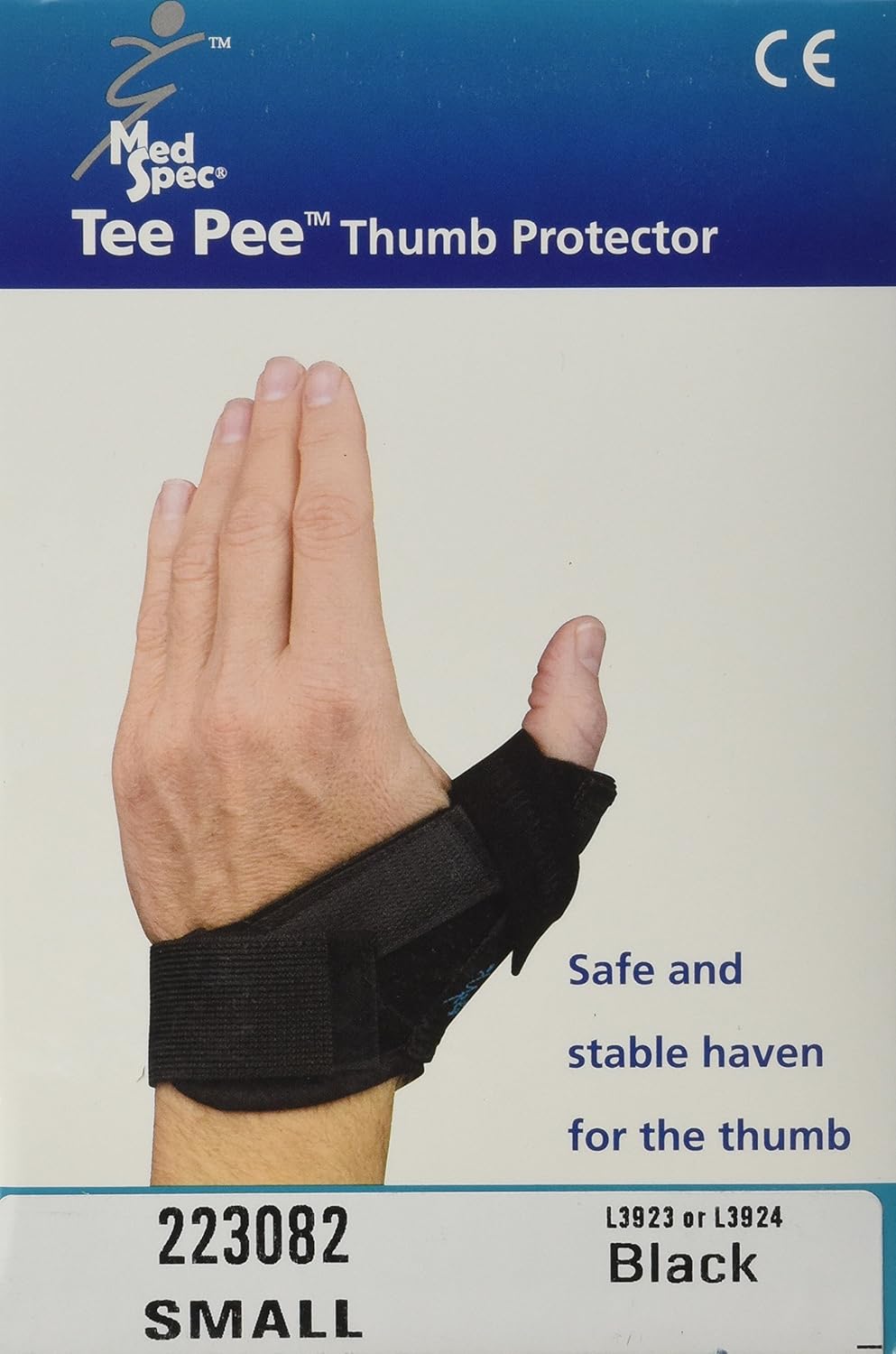 Med Spec Tee Pee Thumb Protector, Black - Small by MedSpec: Amazon.co ...
