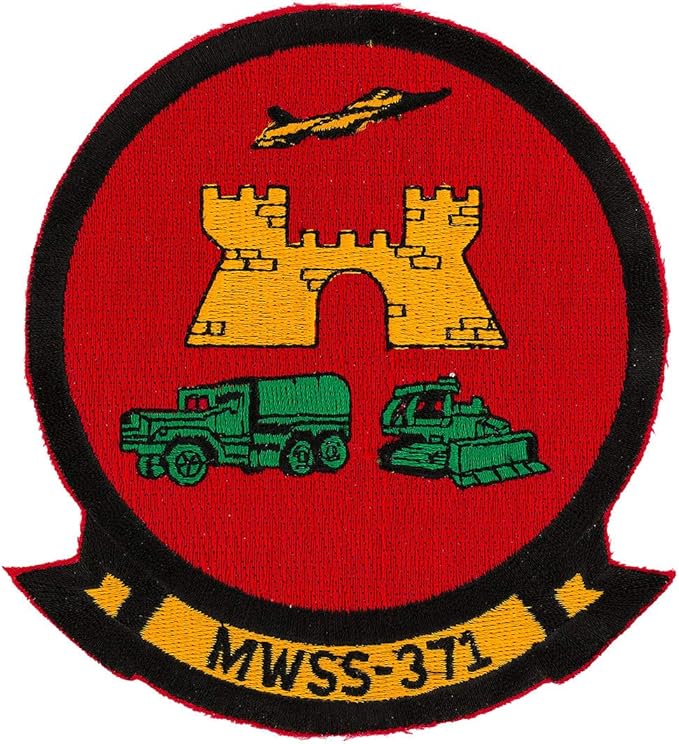 Amazon.com: Wing Support Squadron MWSS-371 Patch Full Color: Clothing