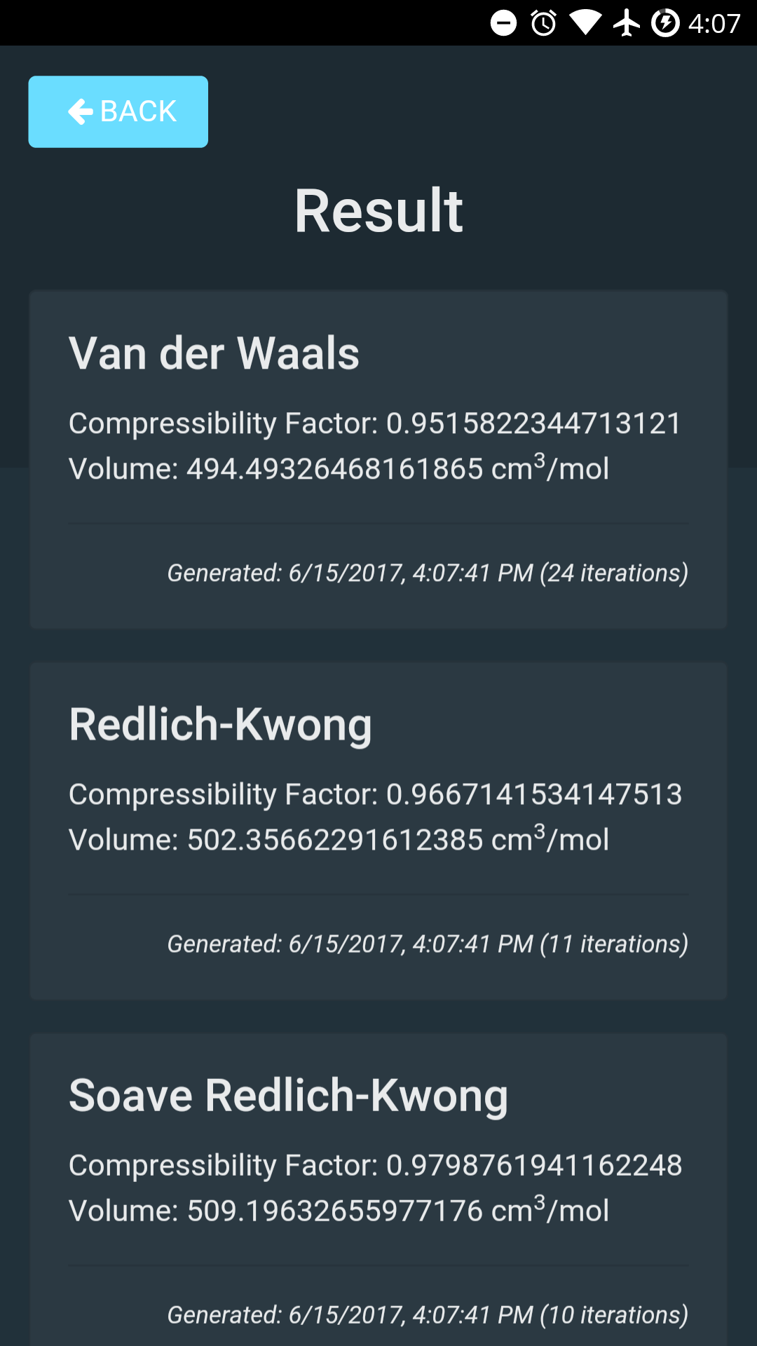 Equations of State Calculator:Amazon.de:Appstore for Android