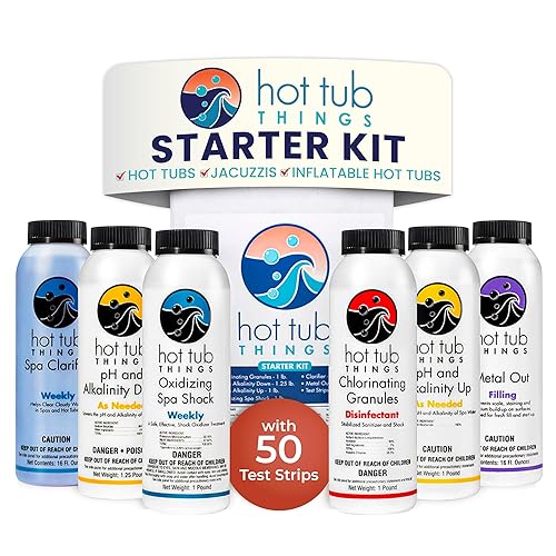 Chlorine Starter Kit - Hot Tub Chemicals Kit for Spa & Jacuzzi ...