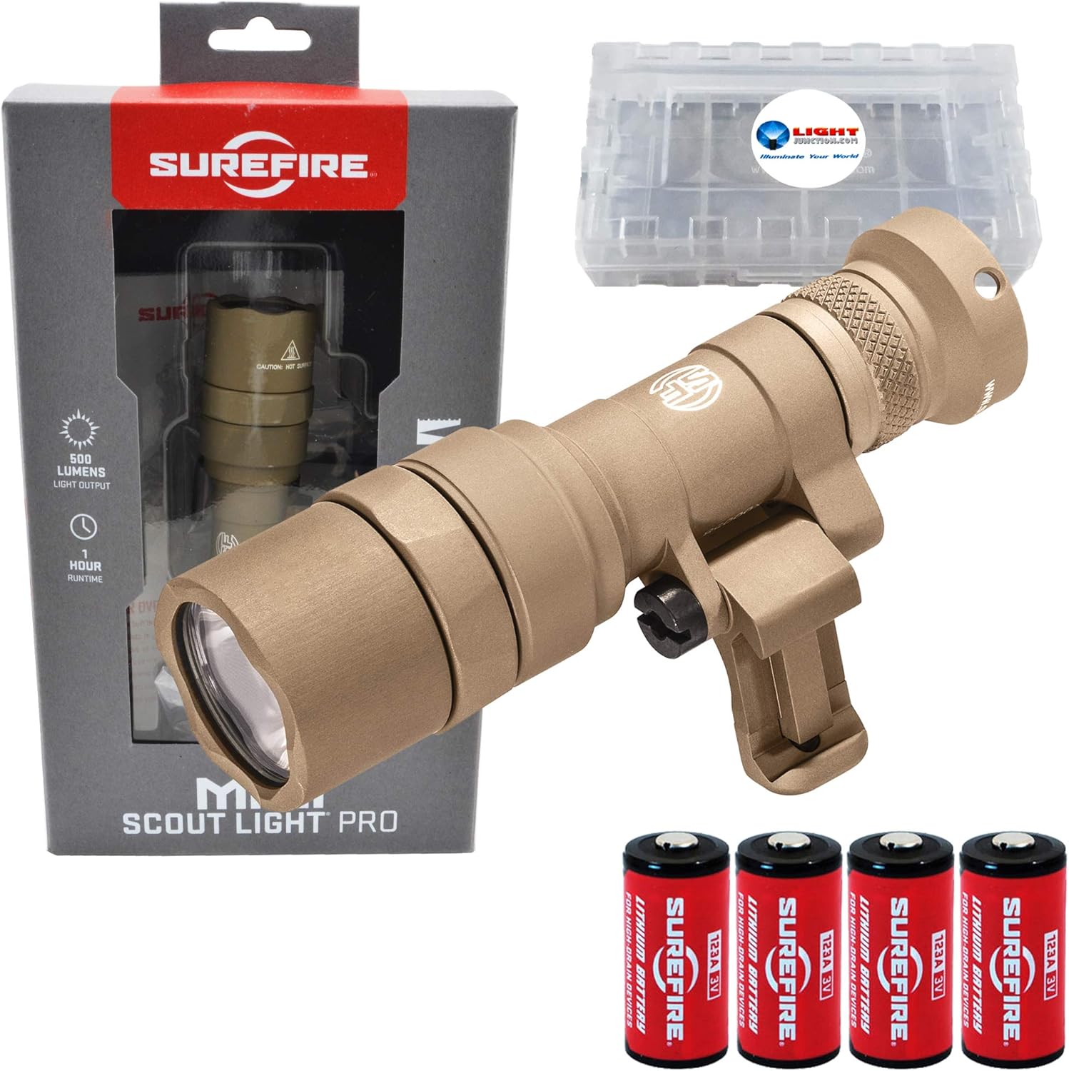 Amazon.com: SureFire Mini Scoutlight Pro Tactical Light 500 Lumen ...