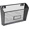 Amazon.com: Lorell Black Mesh Wire Wall Pocket : Office Products