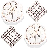 Amazon.com: HOME & HOOPLA Modern Thanksgiving Pumpkin-Shaped Metallic ...