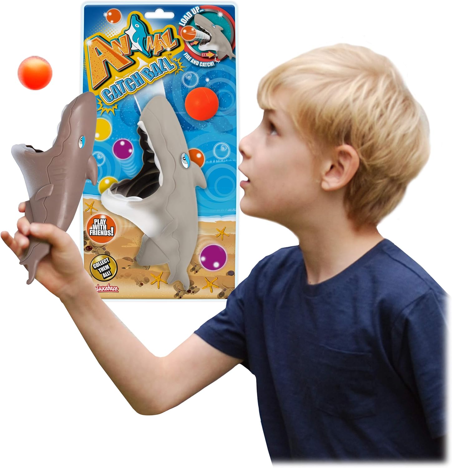 Animal Catch Ball Gun – Shark from Deluxebase. Fun Ocean Ball Popper ...