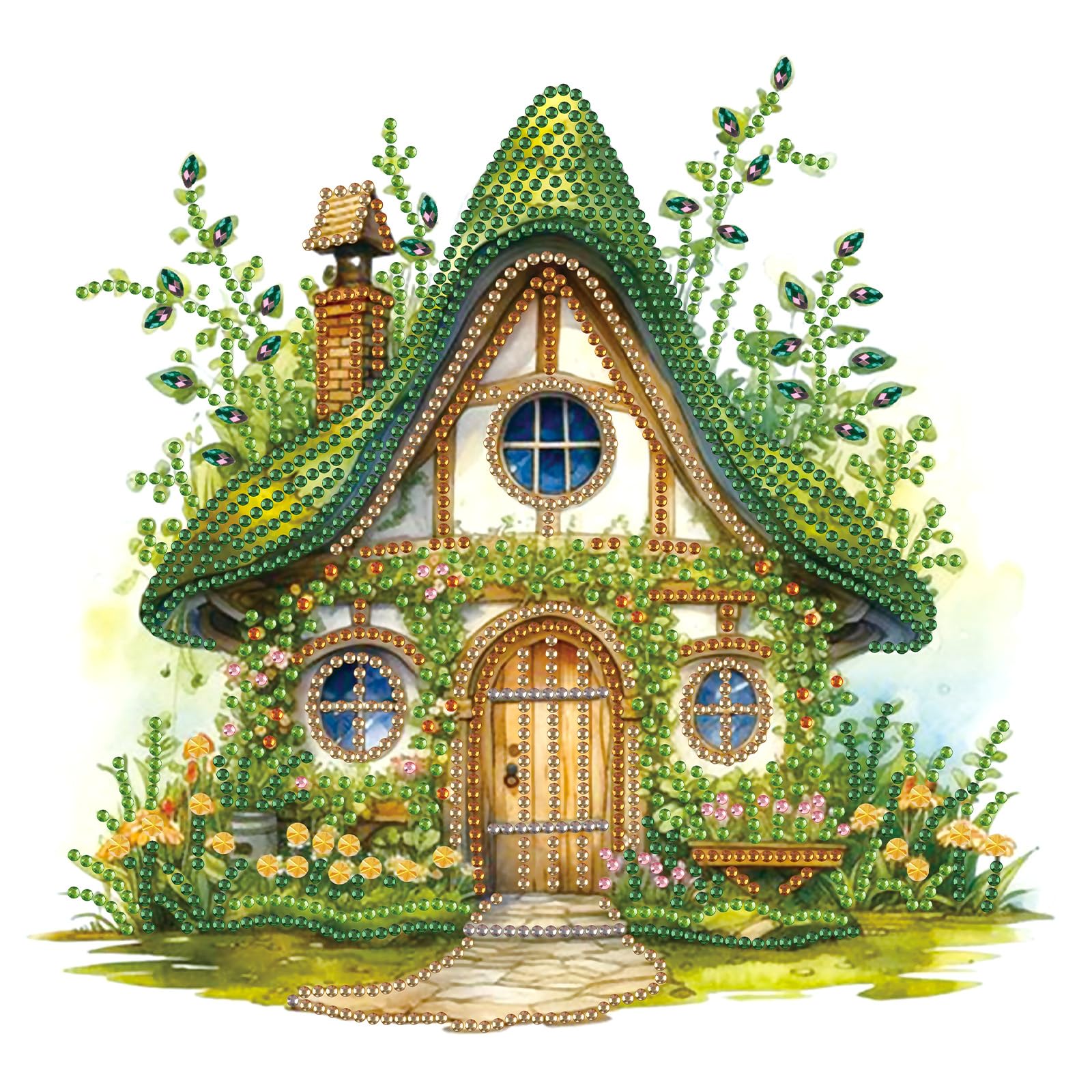 Tontut House Diamond Art Painting Kits, 5D Special Shape Beginner ...