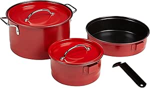 Amazon.com : Coleman 5-Piece Family Cook Set,Red, 5 Piece : Cookware ...