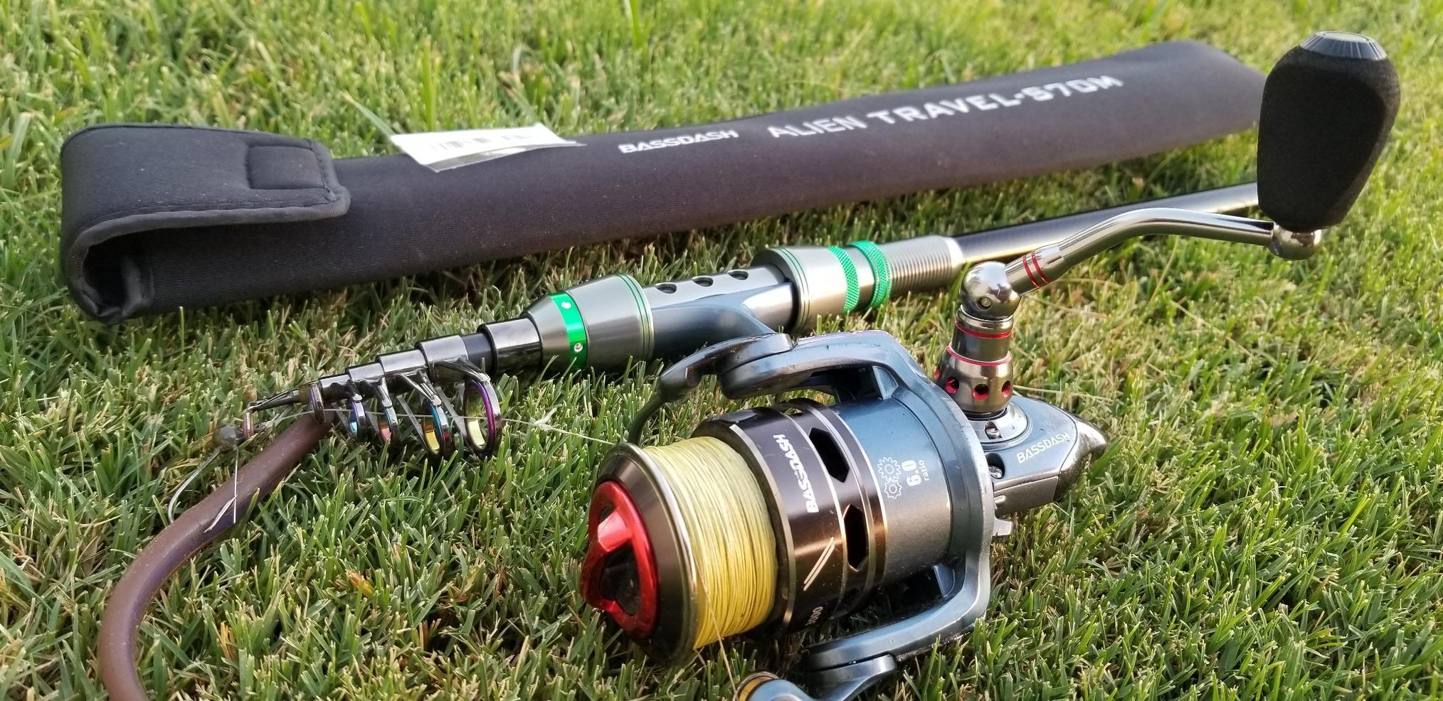 $6/mo - Finance Bassdash Alien Travel Spinning Fishing Rod 30 Ton ...