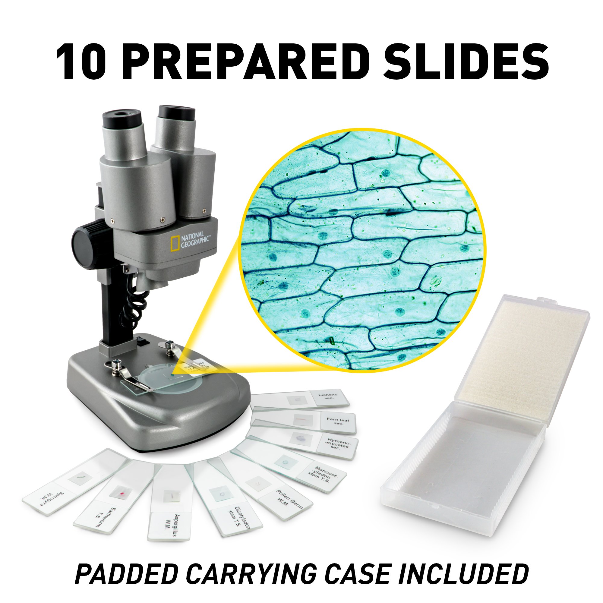 Mua NATIONAL GEOGRAPHIC Dual LED Kids Microscope - 50+ pc Science Kit ...