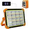 CREATESTAR Solar Portable Camping Light with Stand, 100W 12000mAh ...