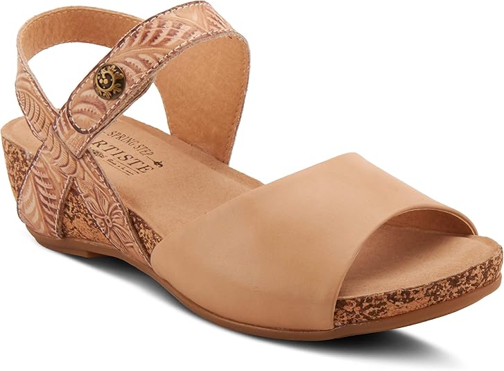 Amazon.com | Spring Step L'Artiste Women's Ceylan Ankle Strap Sandal ...