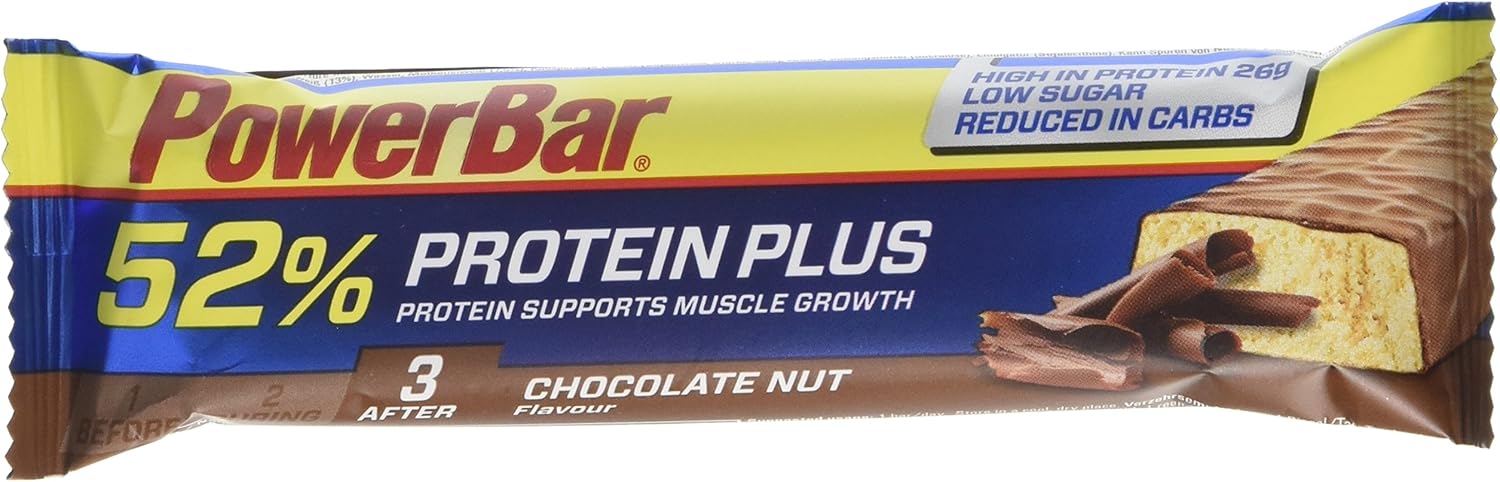 Power Bar Protein Plus Bar, 50 g, Chocolate Nut, 24-Count: Amazon.co.uk ...