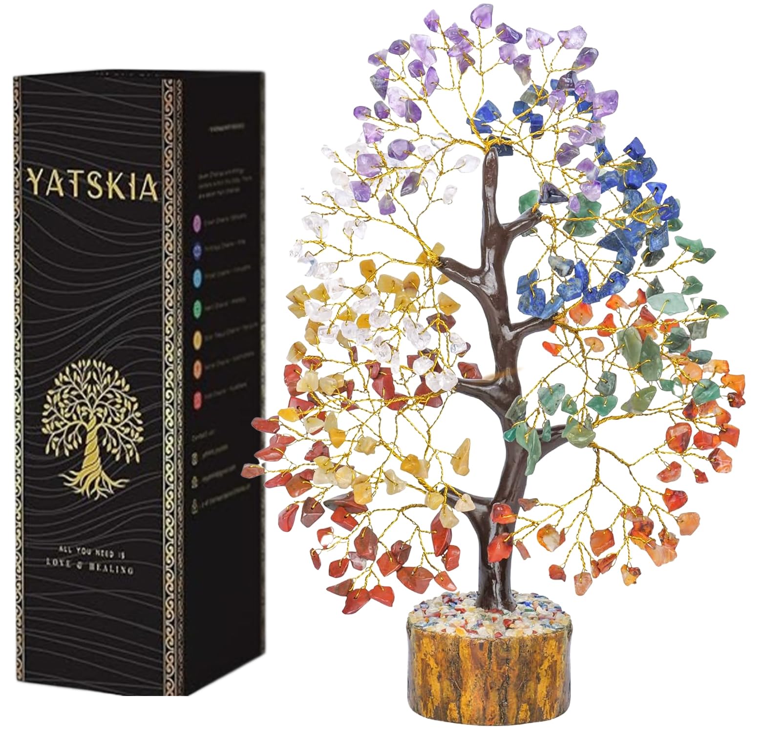 Chakra Tree, Crystal Tree for Positive Energy - Crystals and Healing ...