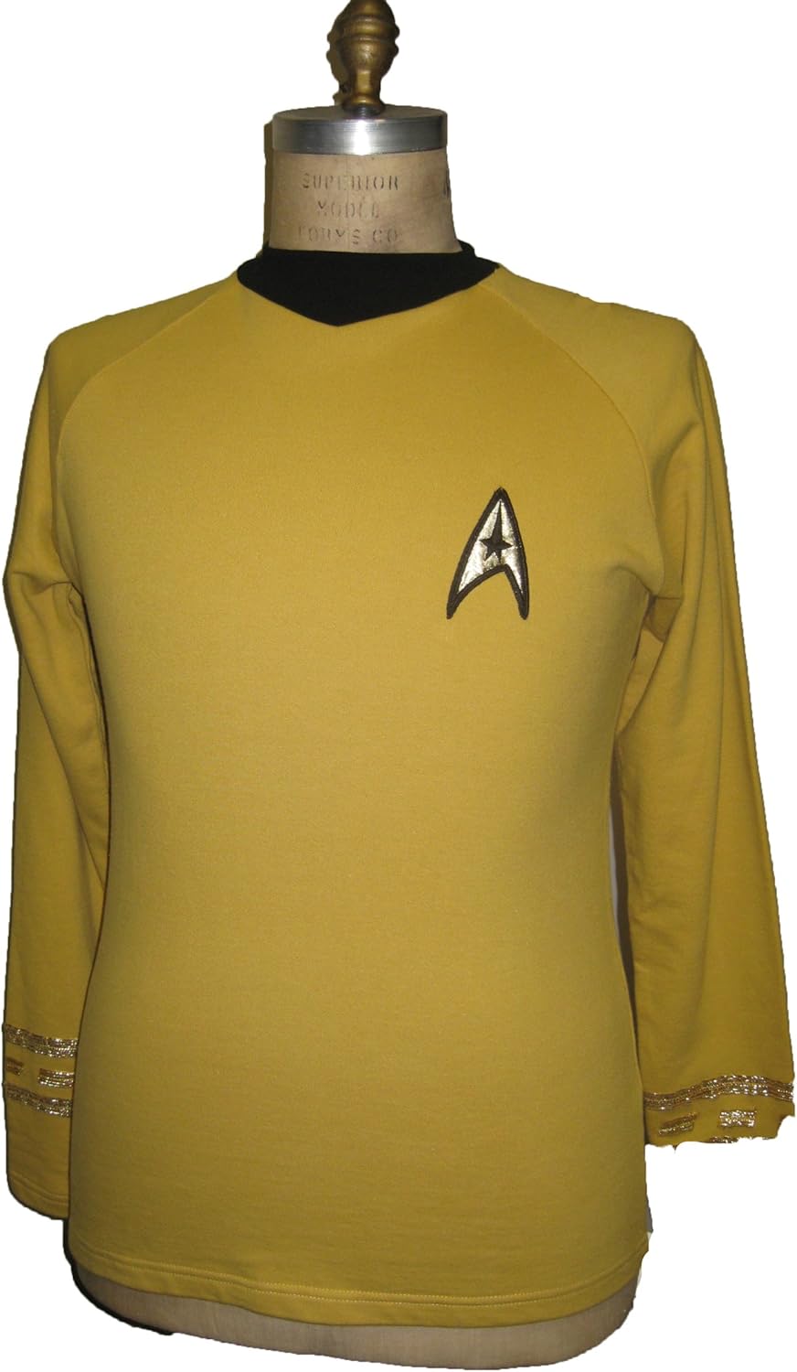 Star Trek (The Original Series) Command Gold Uniform Adult T-Shirt, XX ...