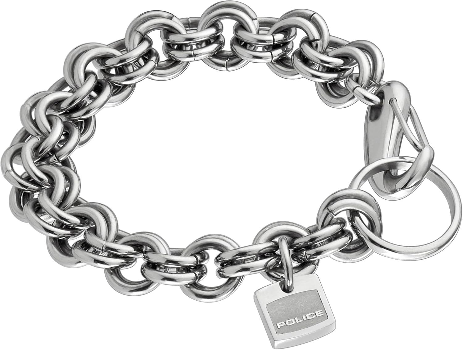 Amazon.com: Police "Complex" Men's Charm Bracelet: Link Bracelets: Jewelry
