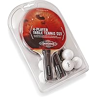 Amazon.com : Brunswick 4 Paddle Set with 6 Ball Table Tennis Set ...