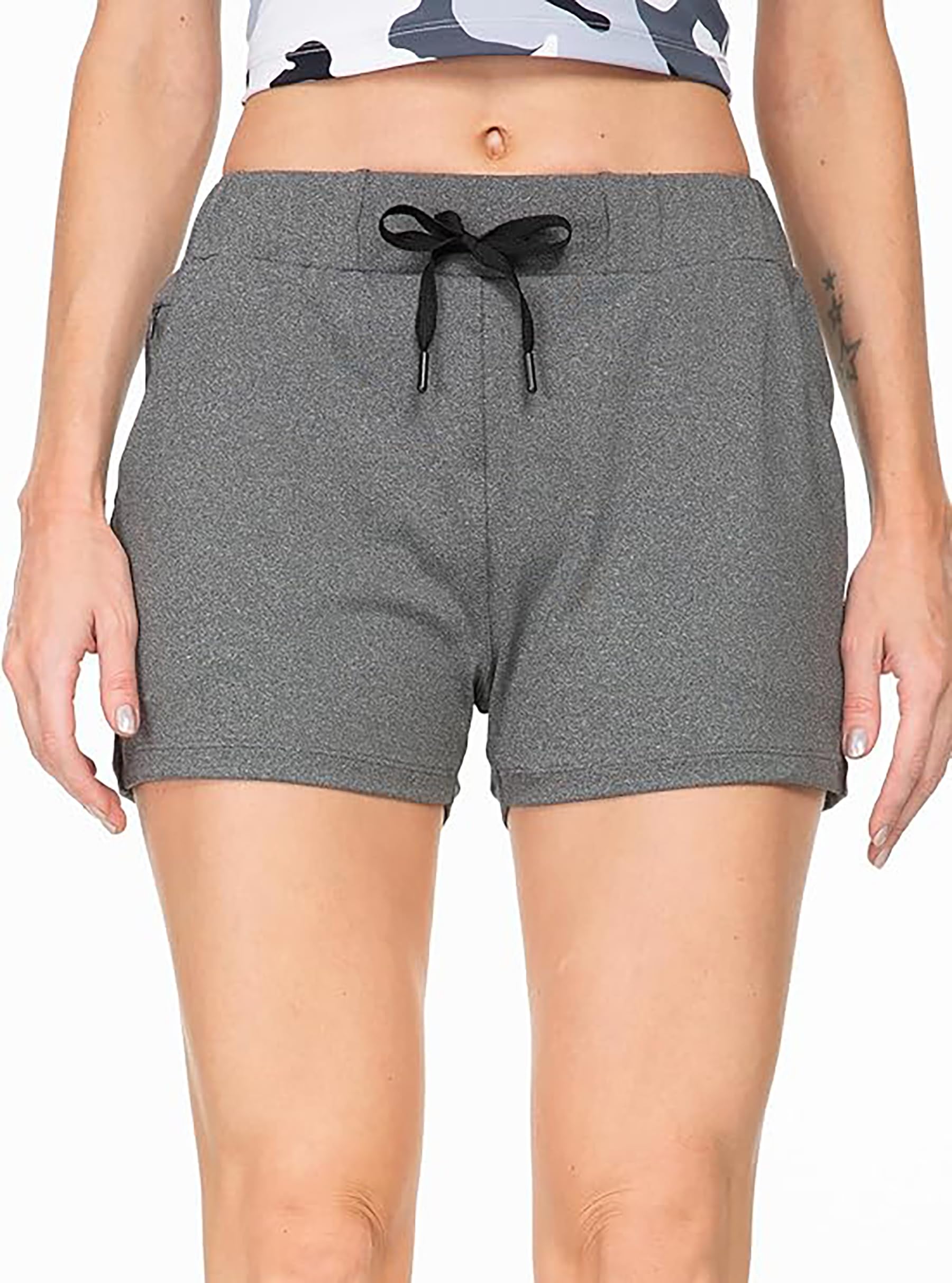 Rrosseyz Running Shorts for Women with Pockets Lightweight Comfy Womens ...