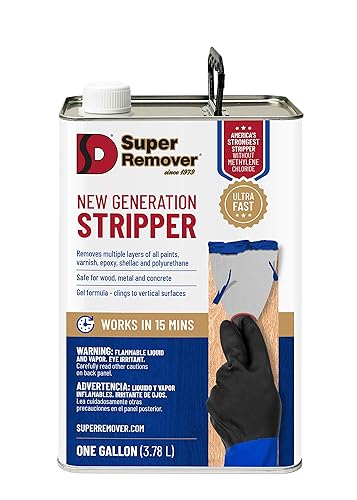 Paint Stripper (Gallon - 128oz) Super Remover New Generation - Safe for ...