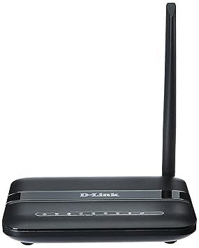 D-Link DSL-2730U Wireless-N 150 ADSL2+ 4-Port Router (Black), Works ...
