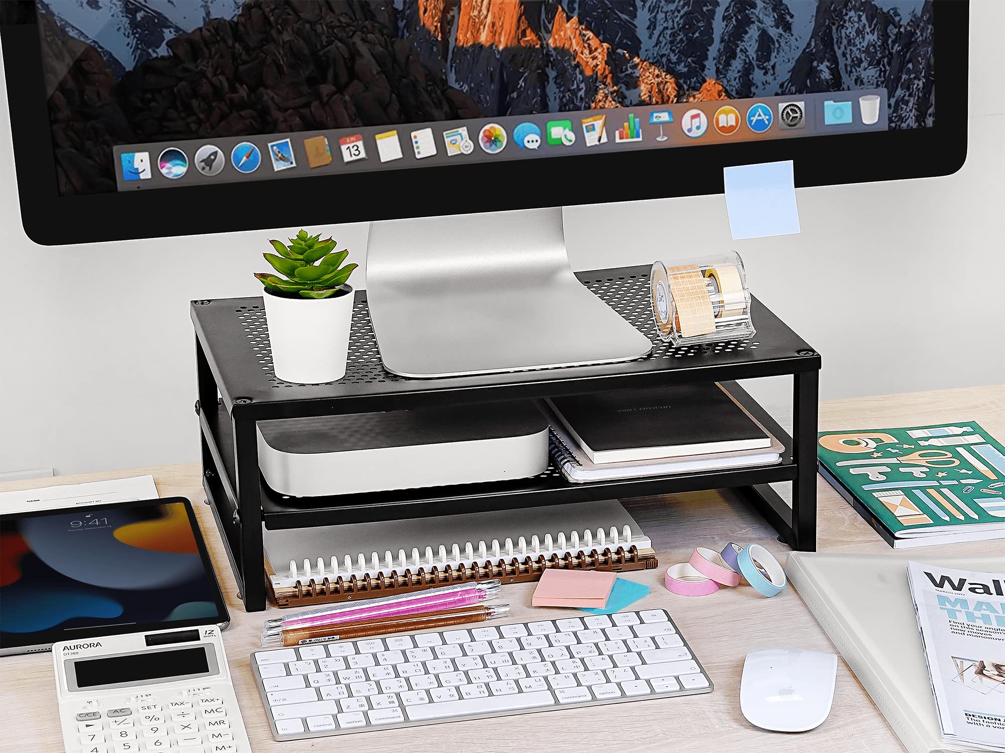 Mua CAXXA 2-Tier Metal Laptop PC Monitor Stand Riser MAX 50 LBS Loading ...