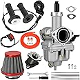 Amazon.com: CILOYU PZ26 Dirt Bike Carburetor Carb Throttle Assembly Replacement for CG 125cc ...