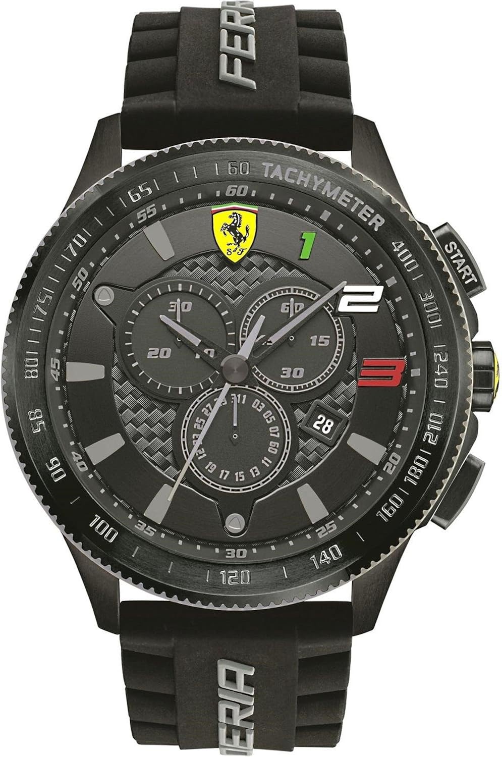 Ferrari Homme Digitale Quartz Montre avec Bracelet en Silicone 0830243 ...