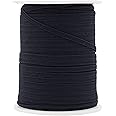 Amazon.com: Mandala Crafts Black Elastic Bands 1/8 Flat Elastic Cord ...