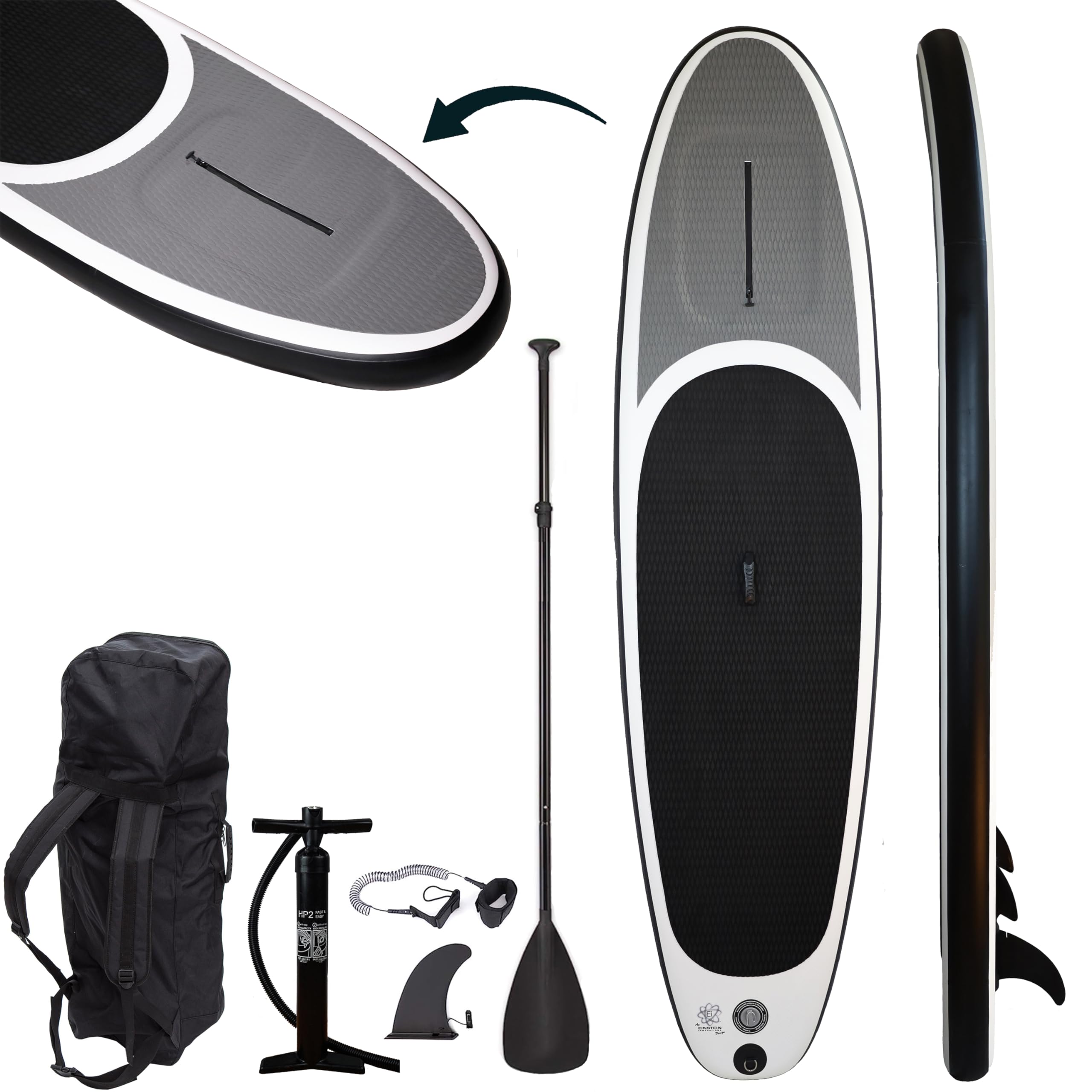 Ei Inflatable Stand Up Paddle Board with Built-in Cooler/Storage, 10’6 ...