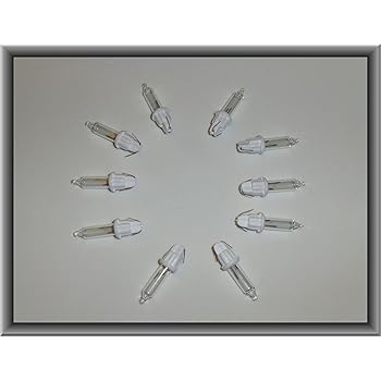 3.5 volt Clear Replacement Christmas Mini Light Bulbs - 100 clear mini ...