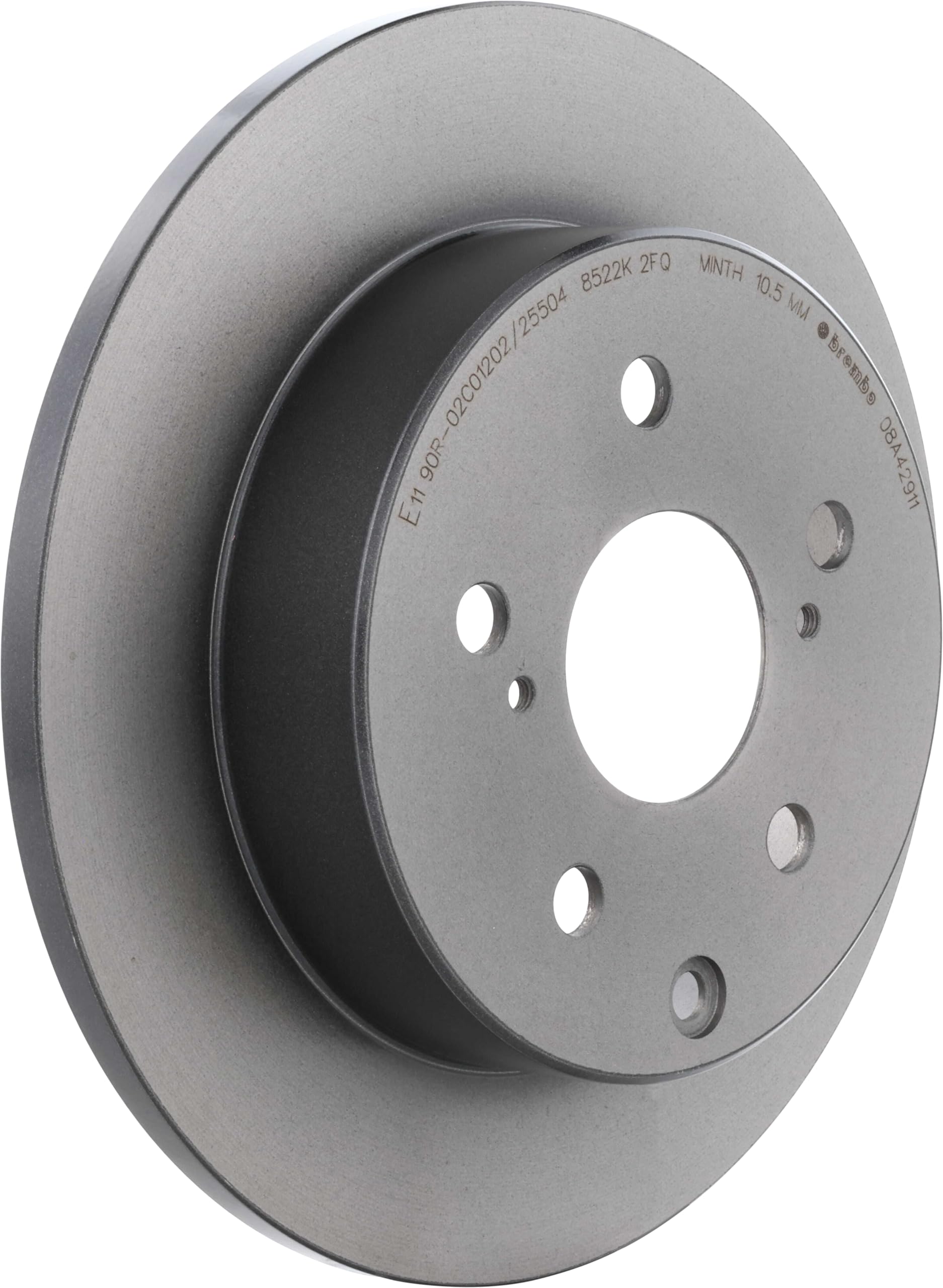 Brembo 08.A429.11 UV Coated solid Rear Brake Rotor LEXUS/TOYOTA/TOYOTA ...