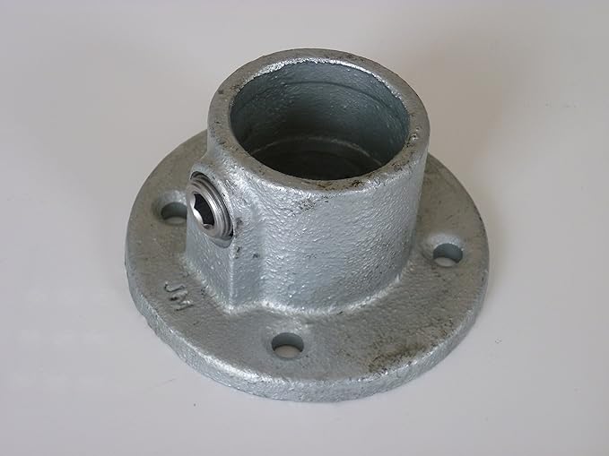 'B & T Metal Pipe Connector Base Plate, Diameter: 1 1/16 (3/4 ...