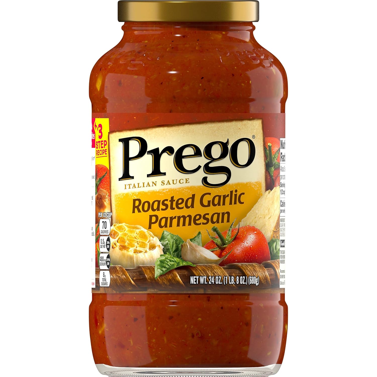 Amazon.com : Prego Pasta Sauce, Italian Tomato Sauce with Roasted ...