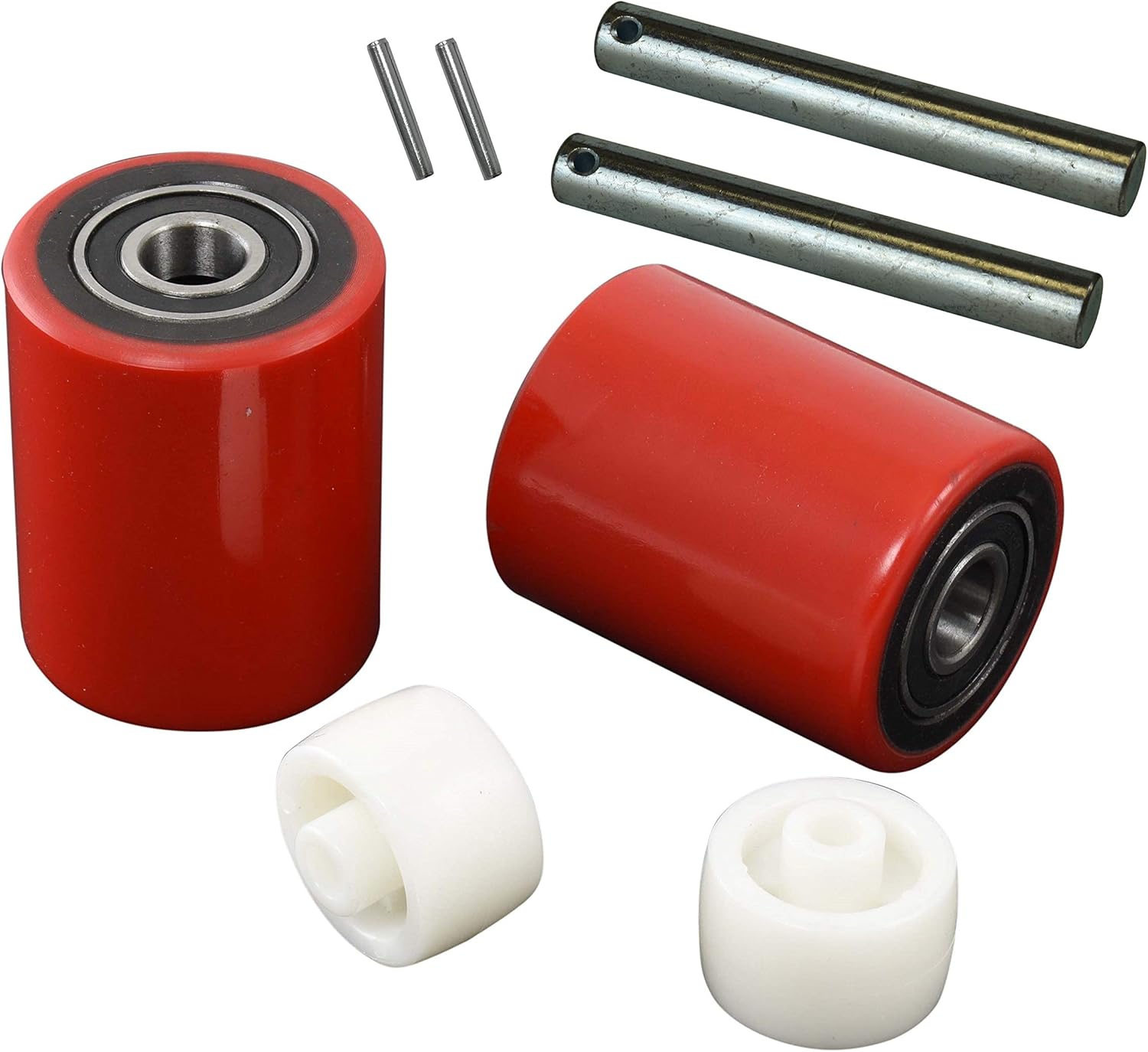 Pallet Jack/Truck Load Wheels Full Set with Axles and Entry Exit Roller ...