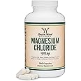 Magnesium Chloride (Cloruro De Magnesio) - 180 Capsules, 1,000mg Per ...