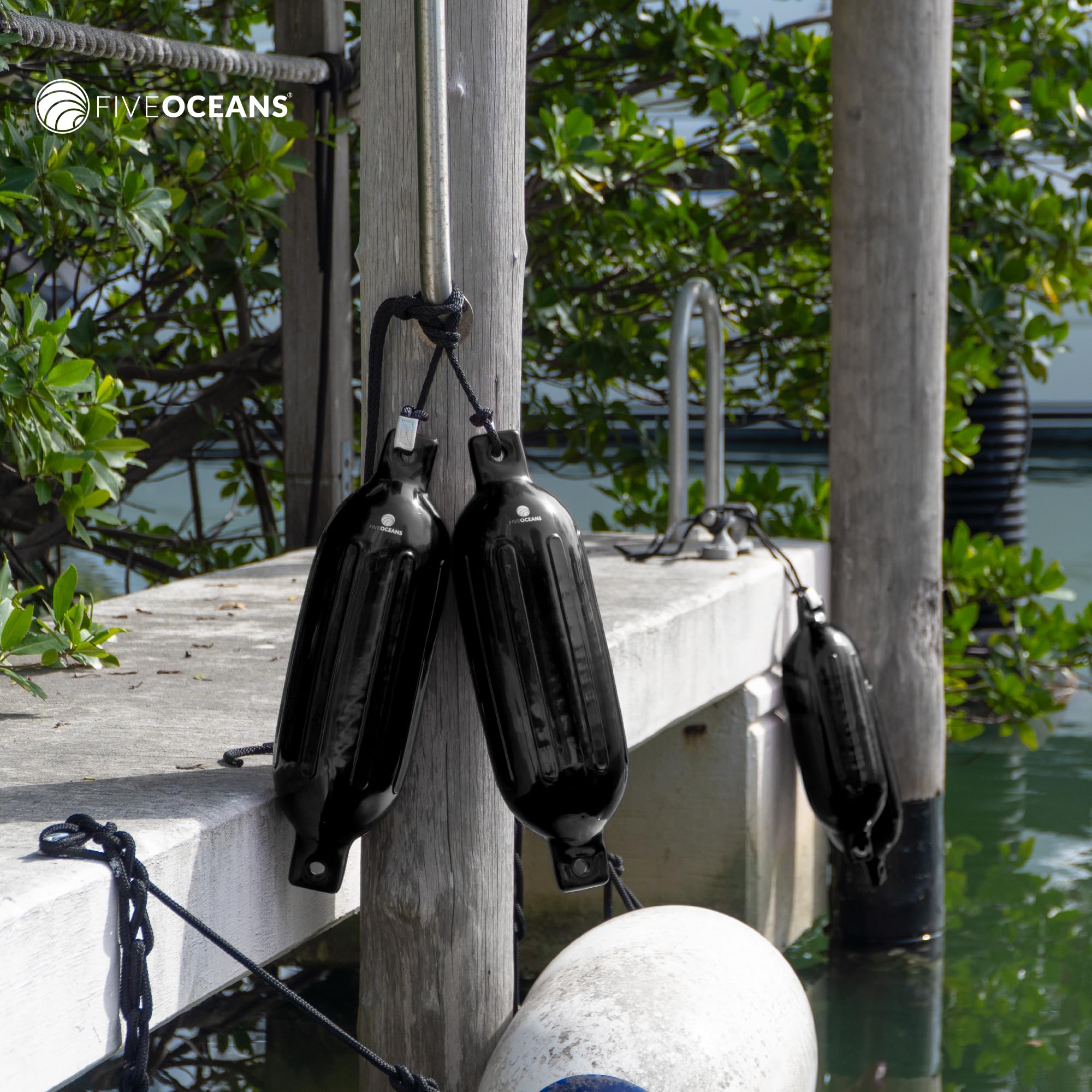 Mua Five Oceans 4-Pack Boat Fenders - Boat Bumpers for Docking - 4 ...