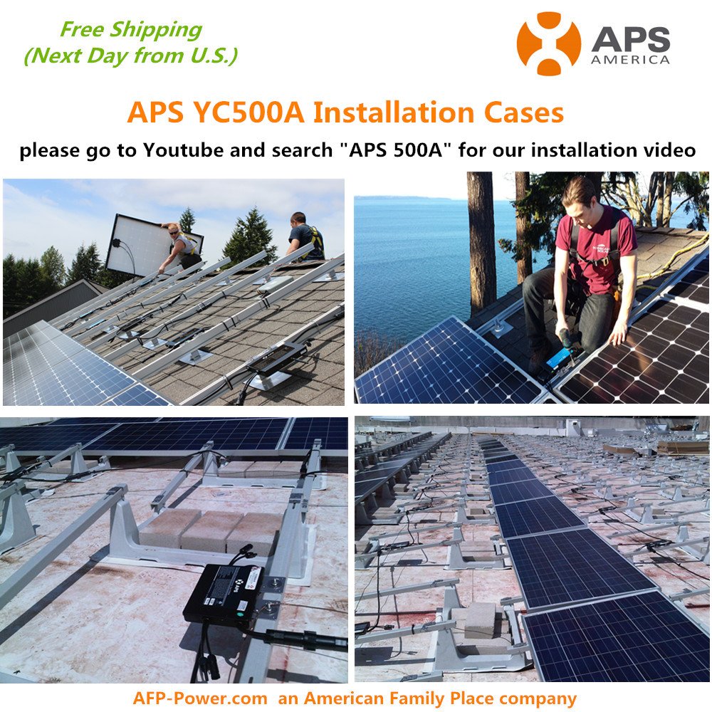APS YC500A- Microinverter One Inverter For Two Solar Panels on Galleon Philippines